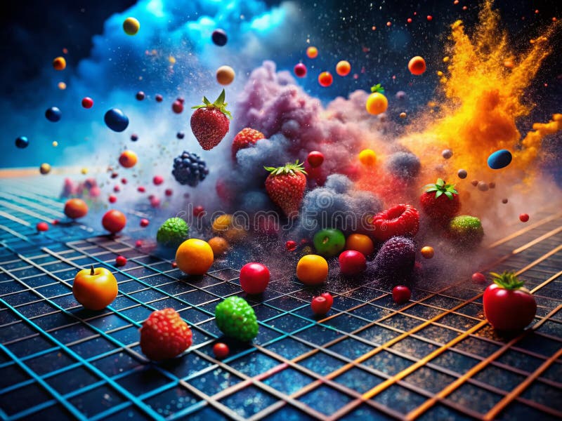 Visualizing Quantum Computing Abstract Food Photography Depicts Complex ...
