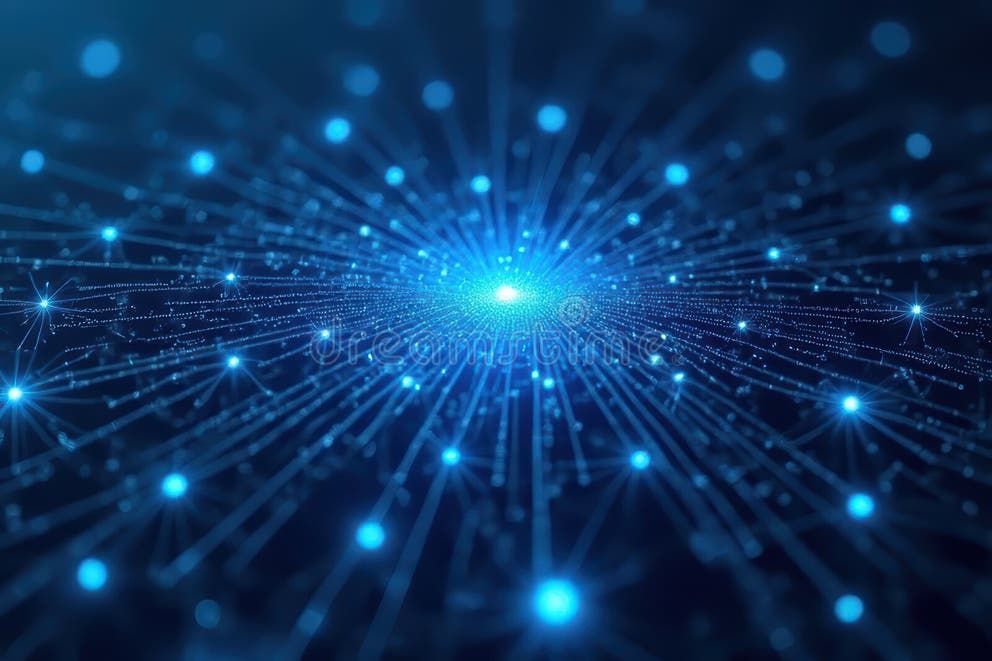 Visualizing Quantum Networking Architecture in Practice Stock ...