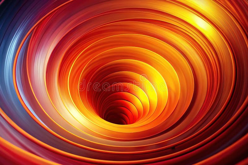 Visualizing the Sales Funnel a RedOrange Spiral Vortex for Enhanced ...