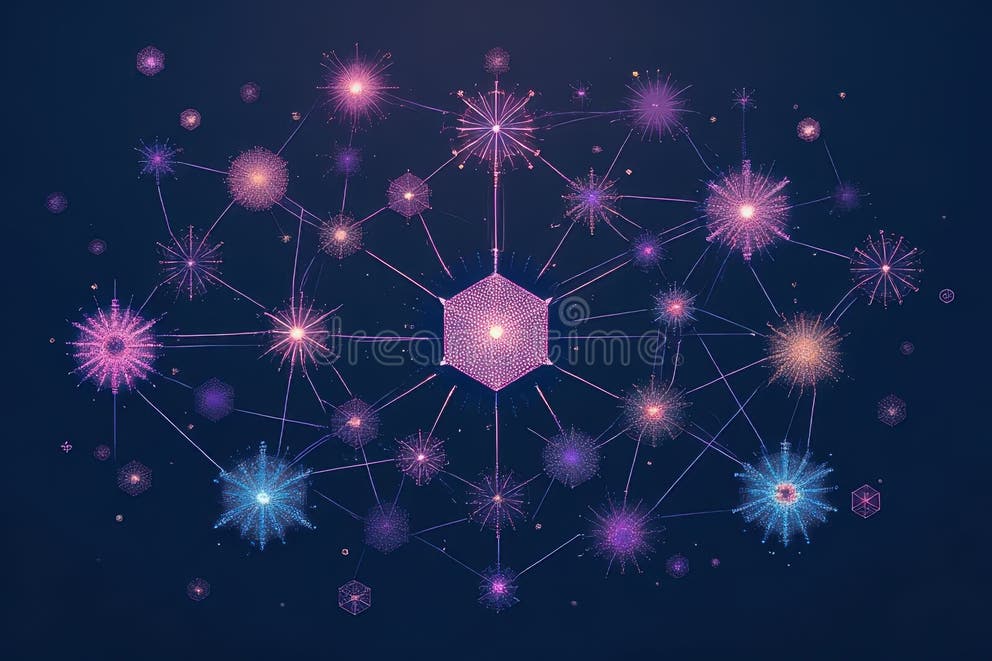 Visualizing Tech and Networks through Subnets Stock Illustration ...