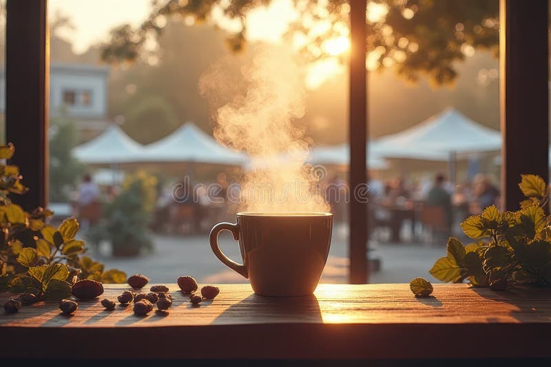 Visualizing the Transformation of Coffee Culture Stock Illustration ...