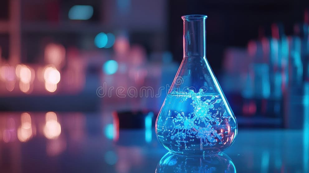 Visualizing Transparent Gas within a Laboratory Beaker Highlighting ...