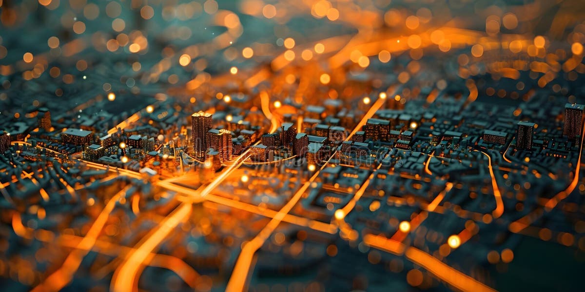 Visualizing Urban Road Congestion Stock Illustrations – 7 Visualizing ...