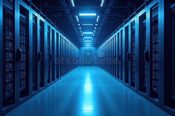 Visualizing VPS Hosting and Data Centers Stock Illustration ...