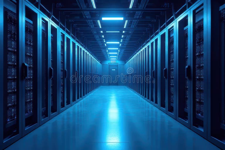 Visualizing VPS Hosting and Data Centers Stock Illustration ...