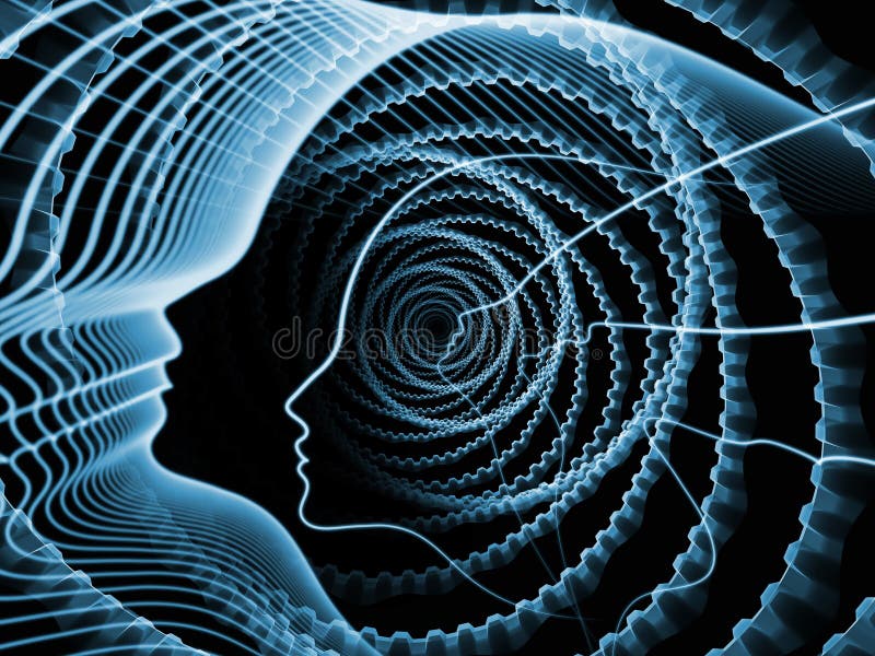 Visualizzazione Di Anima E Della Mente Illustrazione di Stock ...