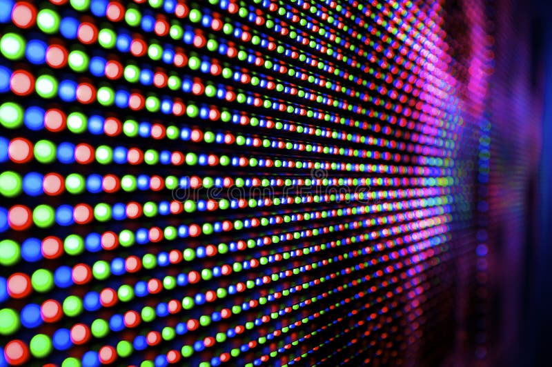 Visualizzazione di LED immagine stock. Immagine di macro - 7028705
