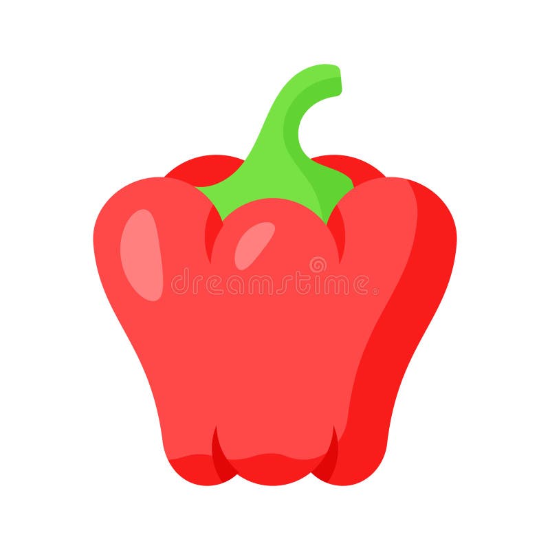 Visually Appealing Amazing Icon of Bell Pepper, Vector of Capsicums ...