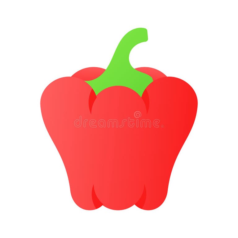 Visually Appealing Amazing Icon of Bell Pepper, Vector of Capsicums ...