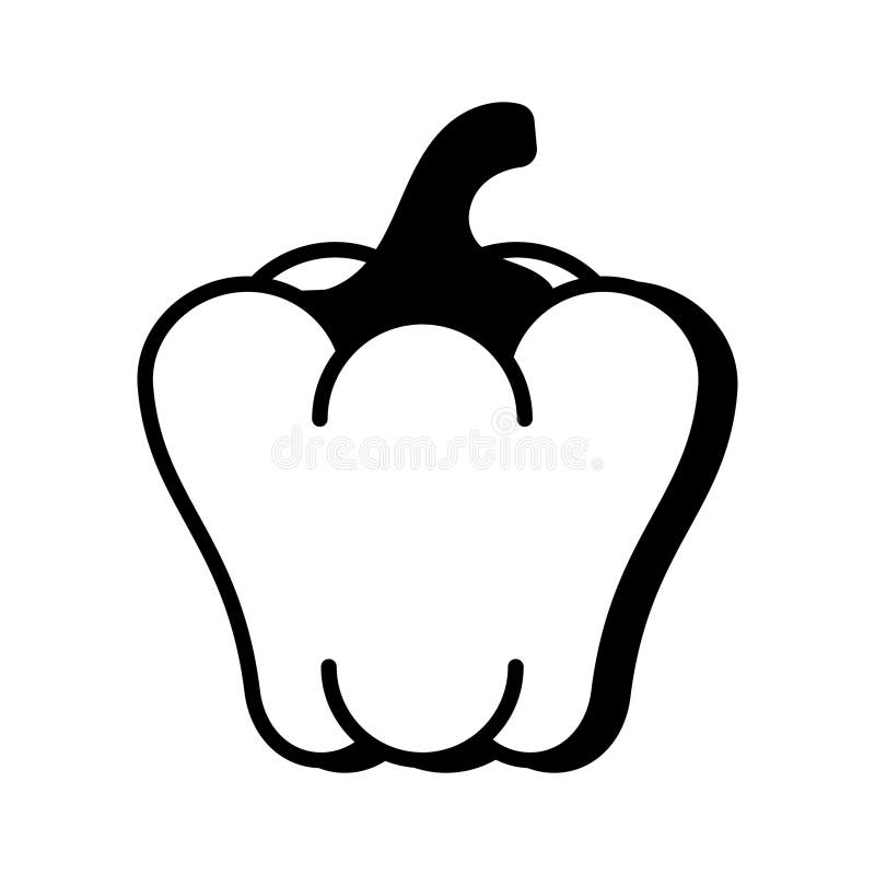 Visually Appealing Amazing Icon of Bell Pepper, Vector of Capsicums ...