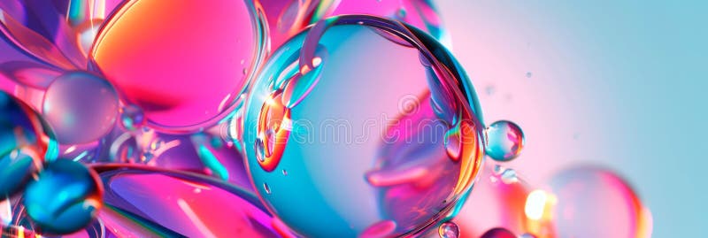 Visually Appealing Composition of Bright and Colorful Shapes Seamlessly ...