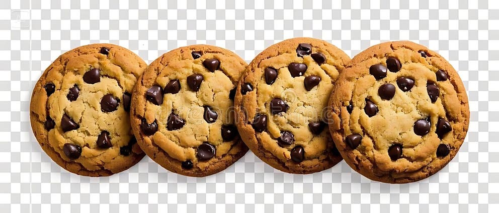 Chocolate Cookie Stack Display Stock Photo - Image of cookie, baking ...