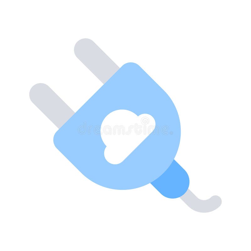 Visually Appealing Icon of Cloud Power in Trendy Style Stock Vector ...