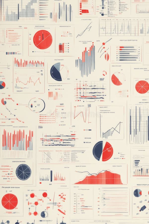Medical Charts Illustration Pattern Stock Illustration - Illustration ...