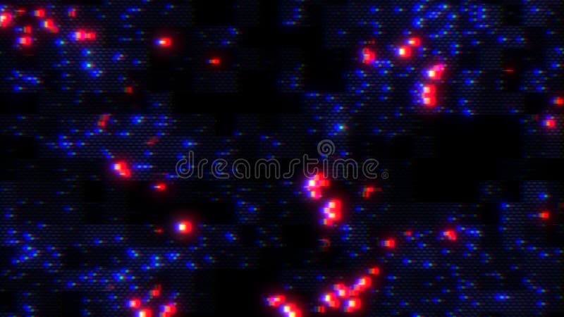 Vibrant Grid of Red and Blue Dots on Black Background Stock Video ...