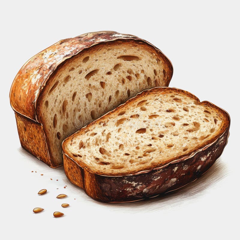 Freshly Baked Artisan Bread with Crusty Exterior and Soft Interior ...
