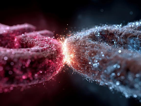 A Visually Appealing Image Showing Synaptic Connections between Neurons ...