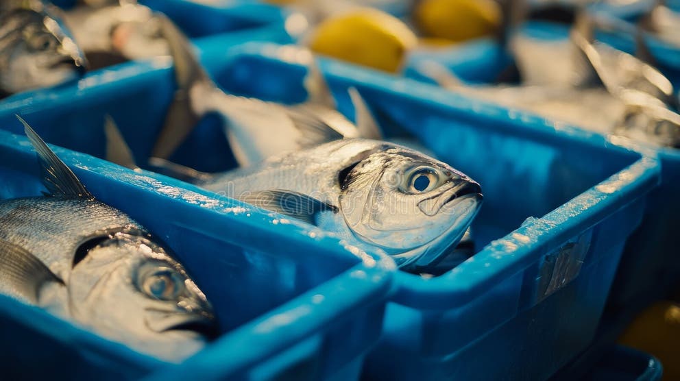 A Visually Appealing and Refreshing Display of Recently Caught Fish ...