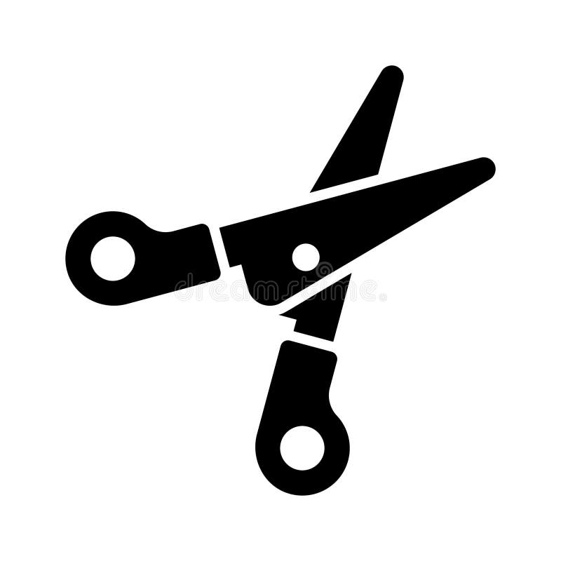 Visually Appealing Scissors Icon, Perfect for Indicating Cutting or ...