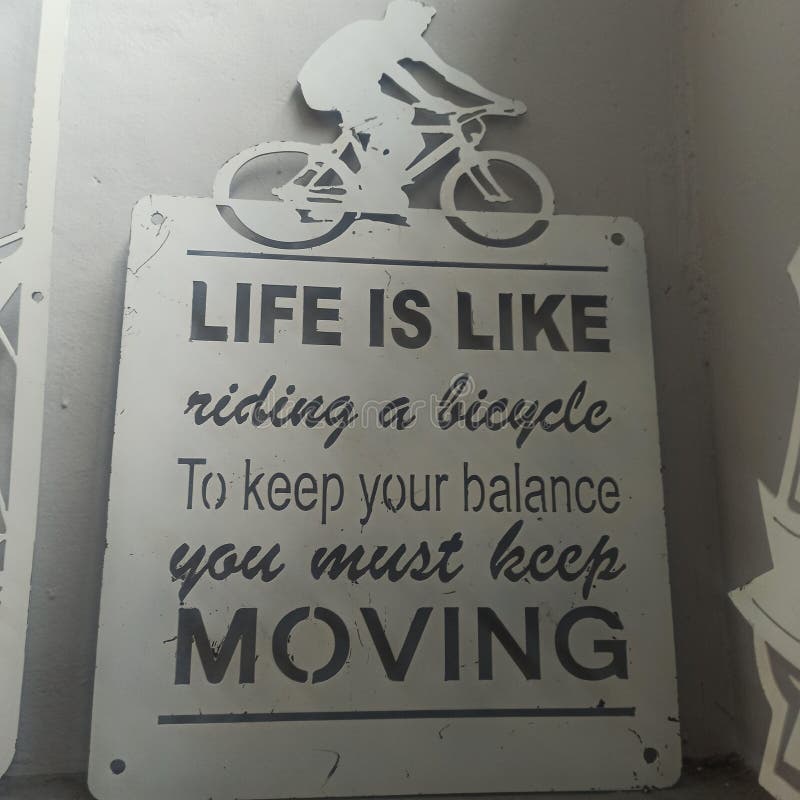 A Visually Appealing Sign with a Bicycle Theme, Emphasizing the ...