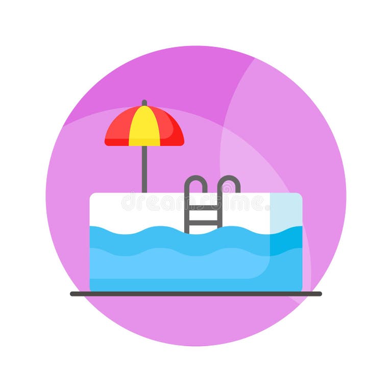 Visually Appealing Vector of Swimming Pool, Editable Lap Pool Concept ...