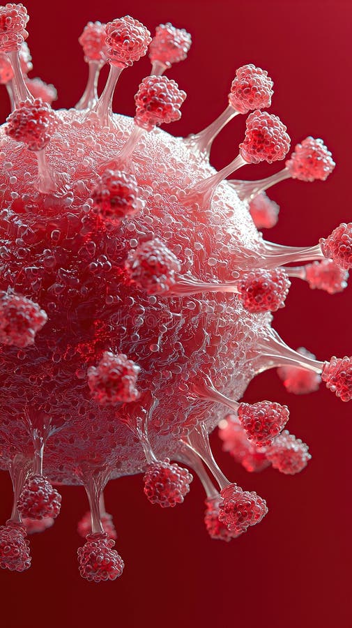 A Visually Arresting, Microscopic Representation of a Virus with a ...