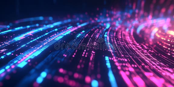 A Visually Captivating Abstract Background Inspired by Flowing Digital ...