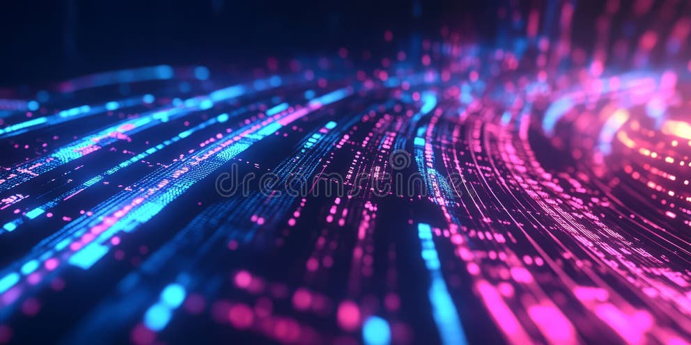 A Visually Captivating Abstract Background Inspired by Flowing Digital ...