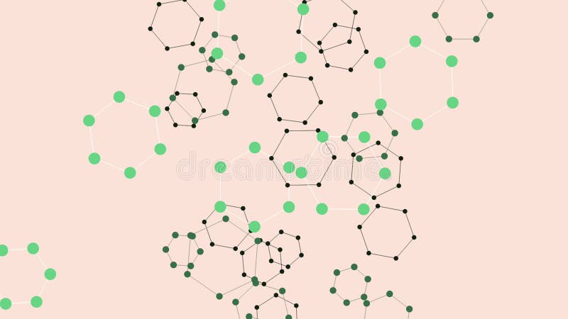 Intricate Web of Interconnected Nodes Forms Visually Appealing Network ...
