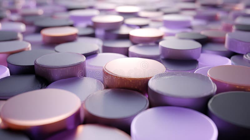 A Visually Captivating 3D-rendered Composition Featuring a Circular ...