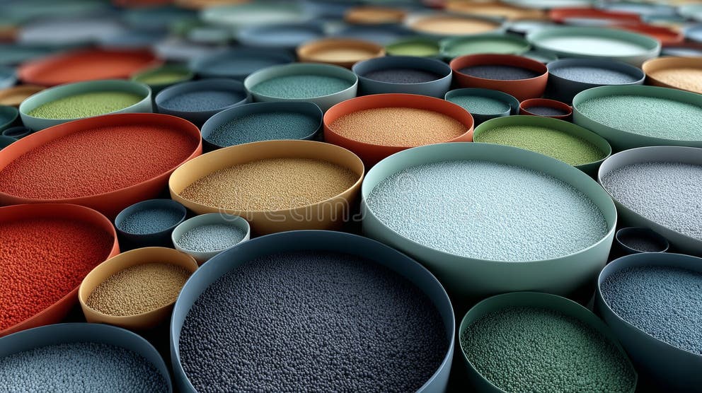 A Visually Captivating 3D-rendered Composition Featuring a Circular ...