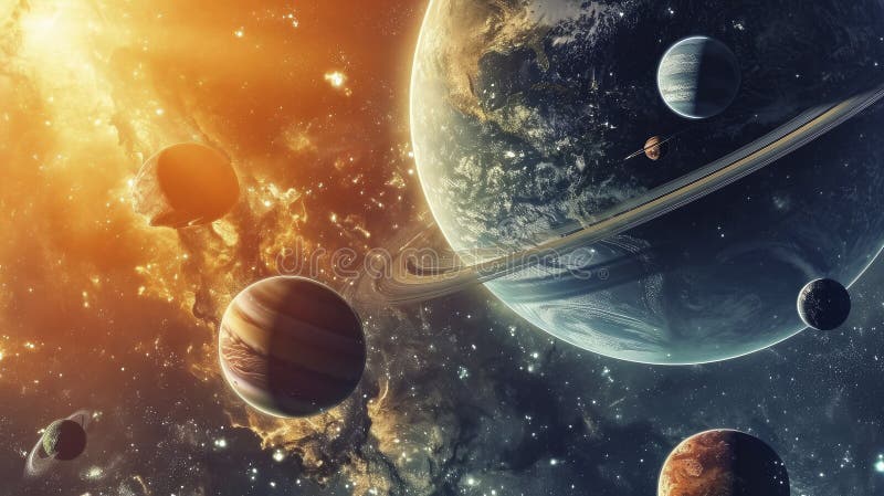 A Visually Captivating Digital Artwork Depicting a Stylized and ...