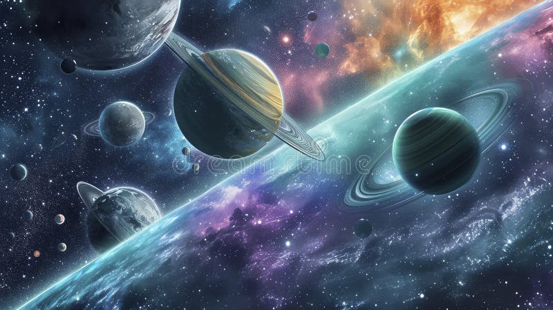 A Visually Captivating Digital Artwork Depicting a Stylized and ...