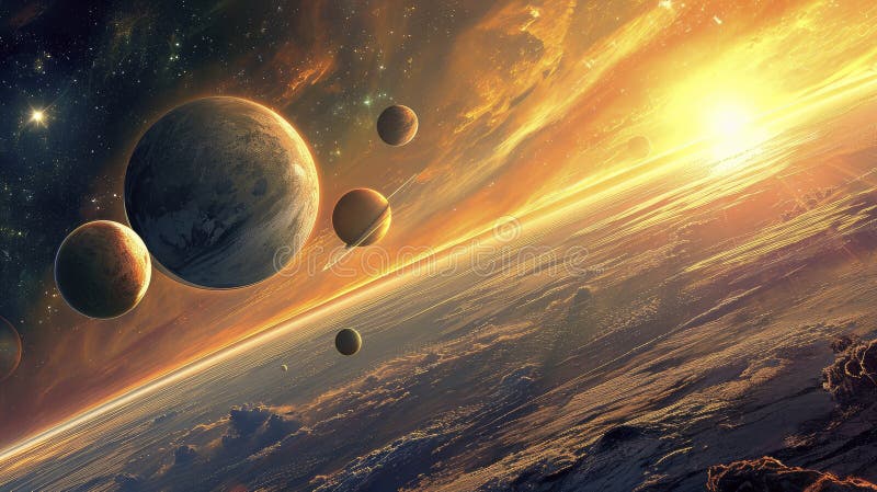 A Visually Captivating Digital Artwork Depicting a Stylized and ...