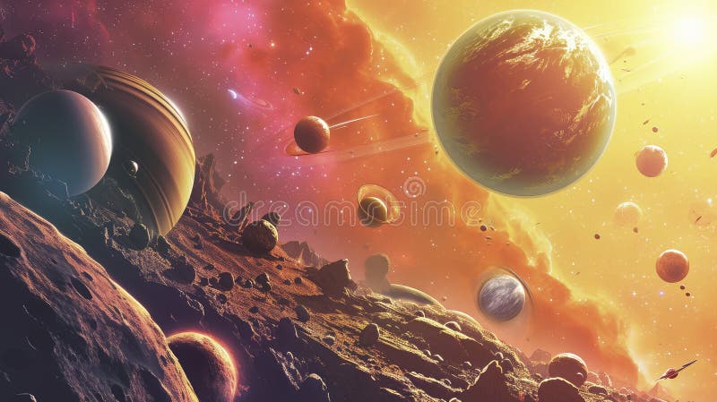 A Visually Captivating Digital Artwork Depicting a Stylized and ...