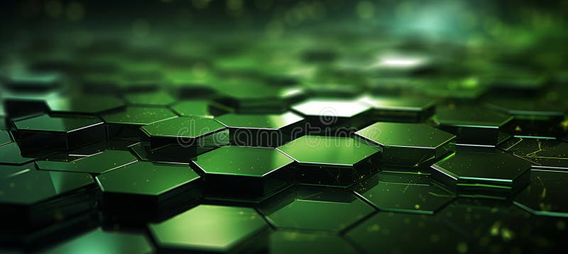 Visually Captivating Geometric Abstract Background with Hexagonal ...