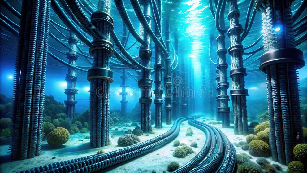 Submerged Technological Infrastructure an Underwater Network of ...