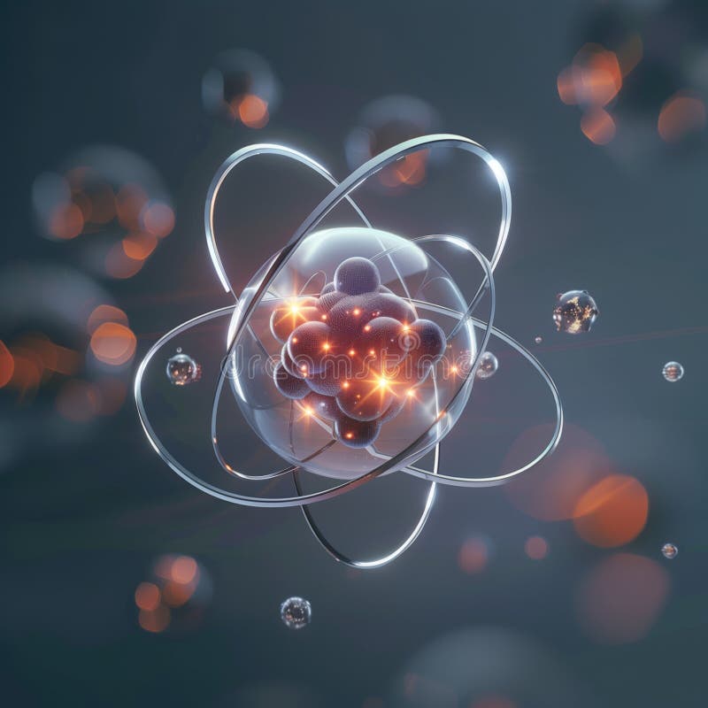 A Visually Captivating Model of an Atom Showcases Glowing Nuclei and ...