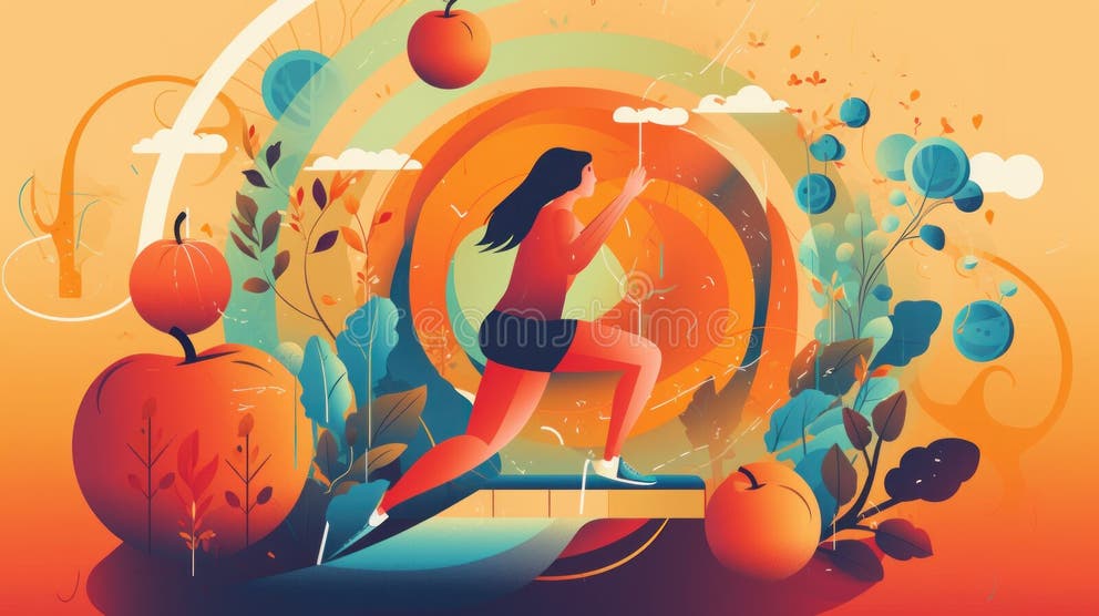 A Visually Compelling Illustration Art Generative AI Stock Illustration ...