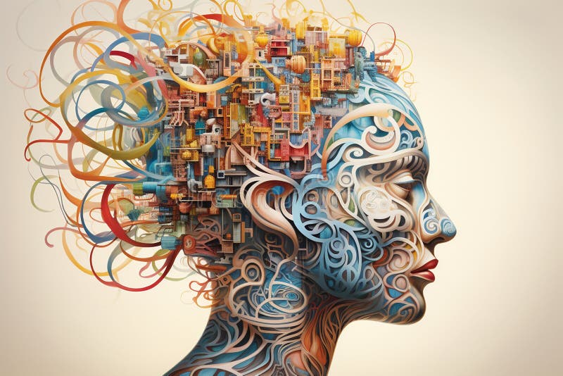 Human labyrinthine brain stock photo. Image of human - 300803692