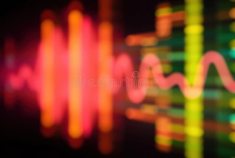 A Visually Dynamic Background Featuring Representations of Sound Waves ...