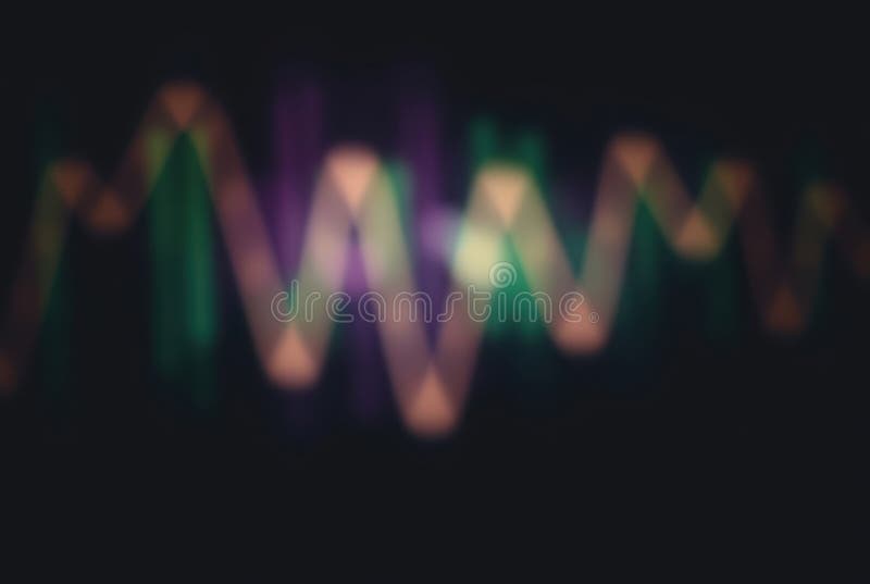 A Visually Dynamic Background Featuring Representations of Sound Waves ...