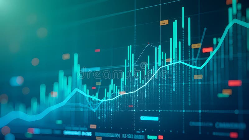 A Visually Dynamic Graph Features Numerous Lines that Fluctuate Up and ...