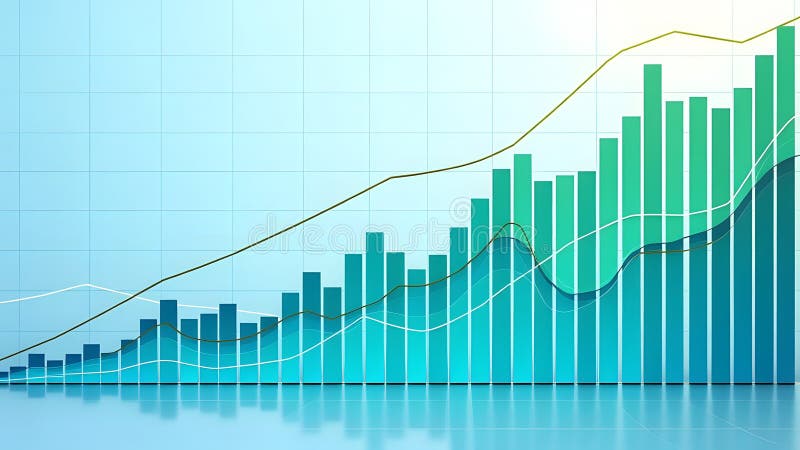 A Visually Dynamic Graph Features Numerous Lines that Fluctuate Up and ...