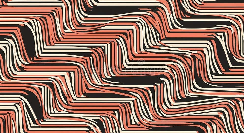 Wavy Zig Zagging Lines Stock Illustrations – 4 Wavy Zig Zagging Lines ...