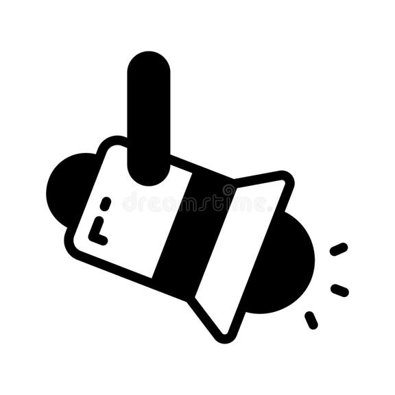 Visually Engaging Icon Showing Event Stage Light Stock Illustration ...