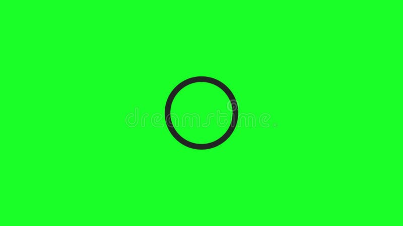 Circular Loading and Download Progress Icon 4K Green Screen Stock Footage - Video of computer ...