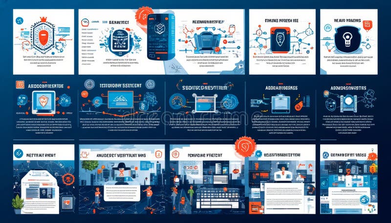 A Visually Engaging Security Awareness Presentation Showcasing Various ...