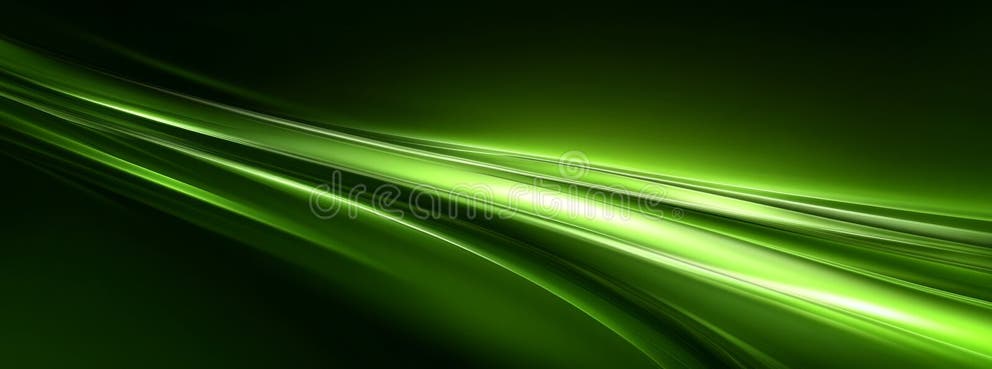 A Visually Impressive Tech Background with a Shimmering Emerald Green ...