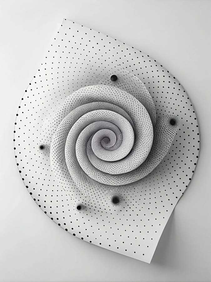 A Visually Intricate Spiral Structure Composed of Layered, Interlocking ...